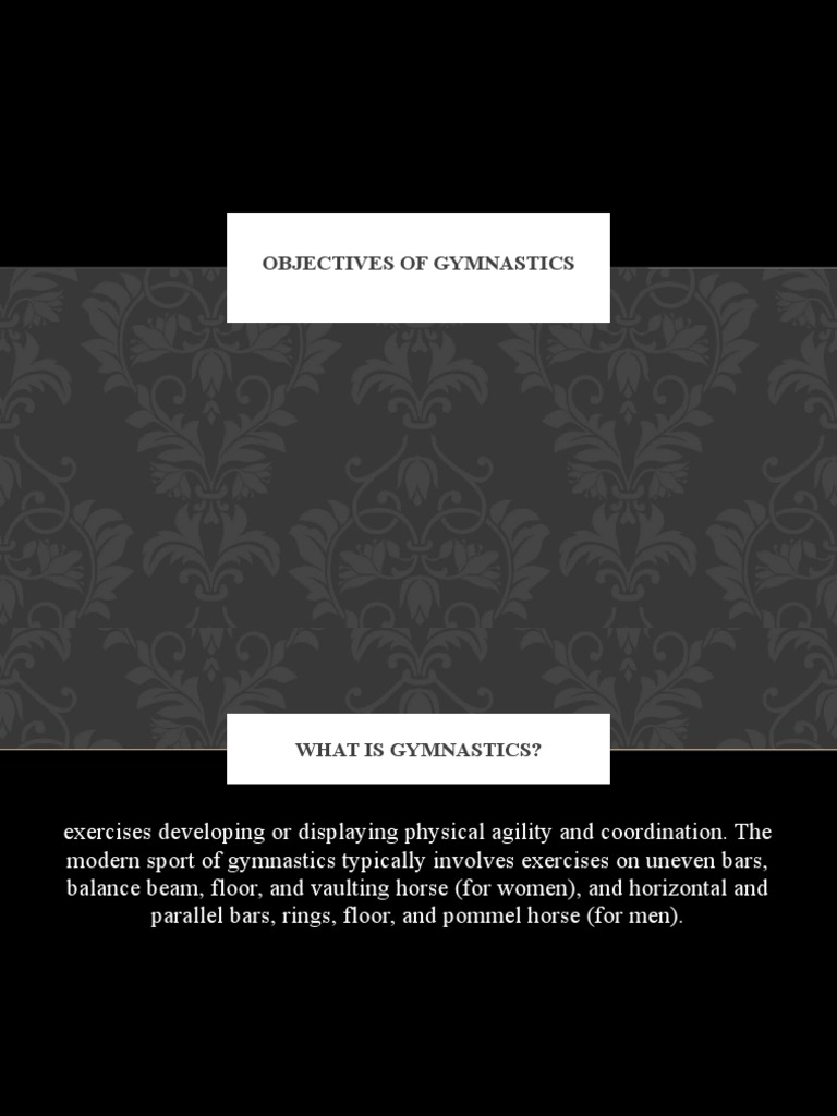 Objectives of Gymnastics | PDF