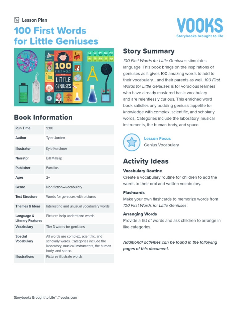 100 Words For Geniuses | PDF | Vocabulary | Cognition