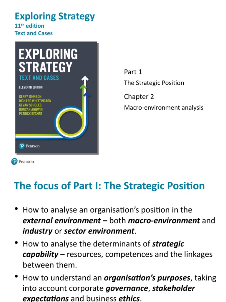Exploring Strategy 11th Edition CH 2 Slides | PDF | Forecasting ...