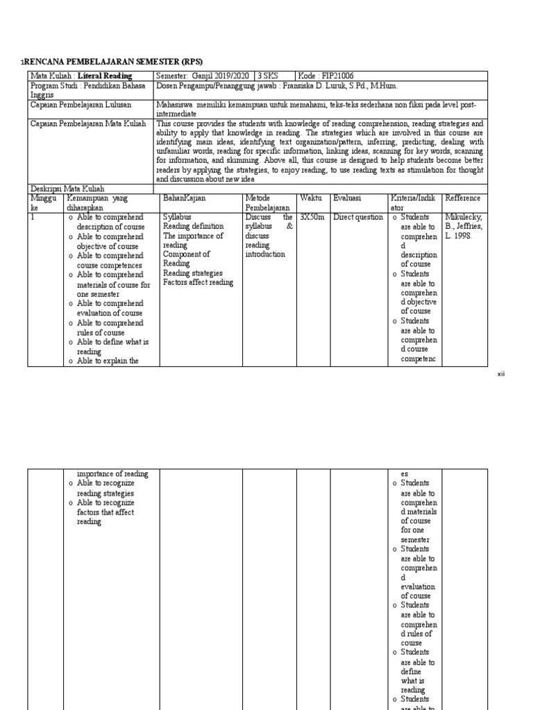 RPS Literal Reading | PDF | Speed Reading | Reading Comprehension