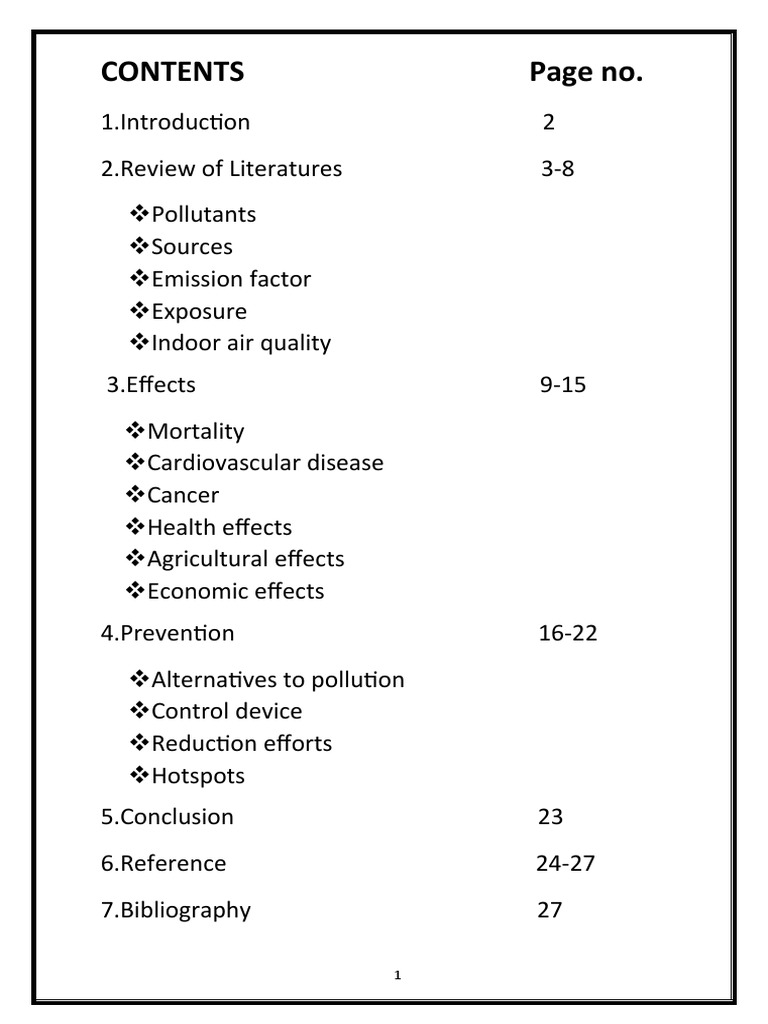 Air Pollution Project | PDF | Air Pollution | Particulates
