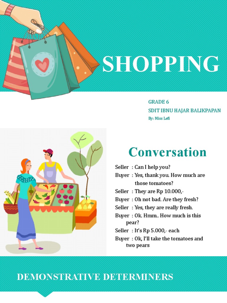 English Grade 6 - Grocery Shopping | PDF | Grammar | Linguistic Morphology