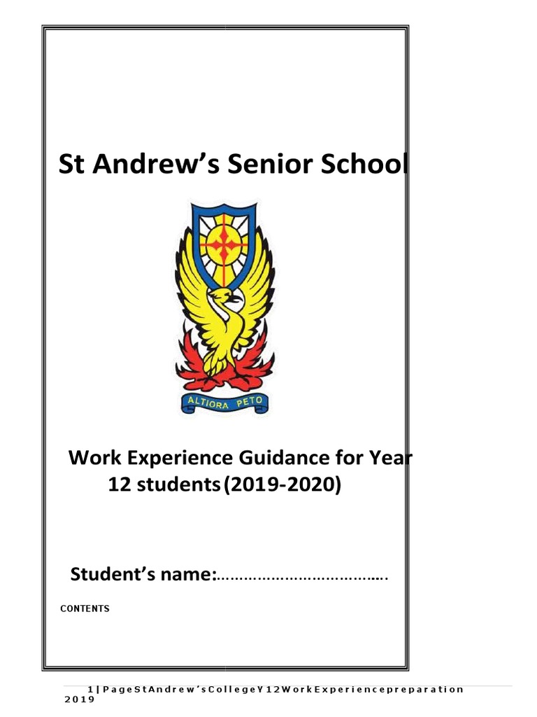 Y12 Work Experience Booklet 2019-2020 | PDF | Social Media | Popular ...