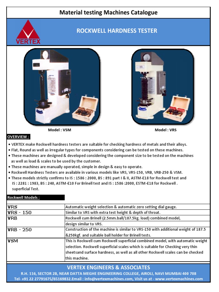 Material Testing SinglePDF PDF | PDF | Hardness | Mechanical Engineering