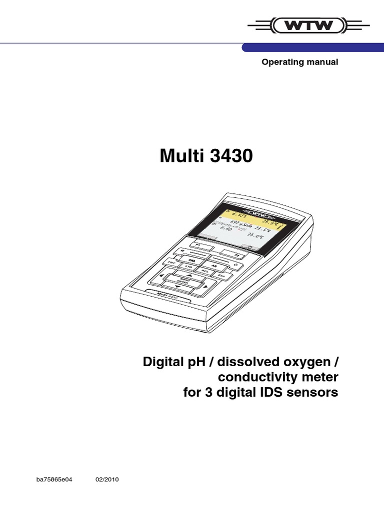 Multi 3430 | PDF | Usb | Sensor