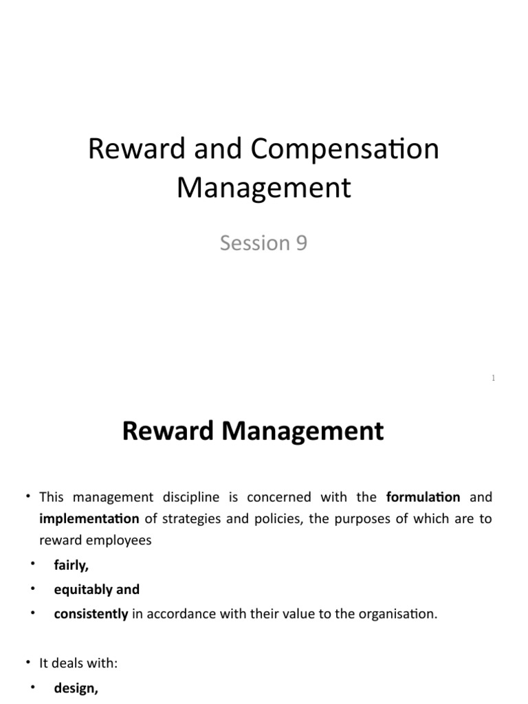Reward Management Strategies | PDF | Employee Benefits | Incentive