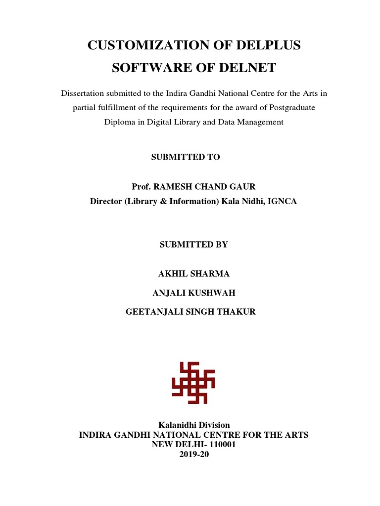 New Customisation of Delplus Software-1 | PDF | Databases | Proprietary ...