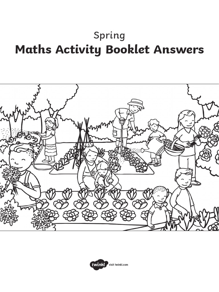 Year 1 Spring Maths Activity Booklet Answers PDF | PDF | Shape ...