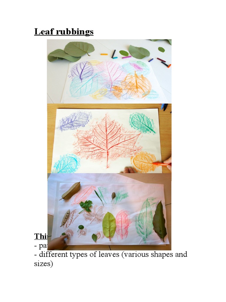 Leaf Rubbings | PDF