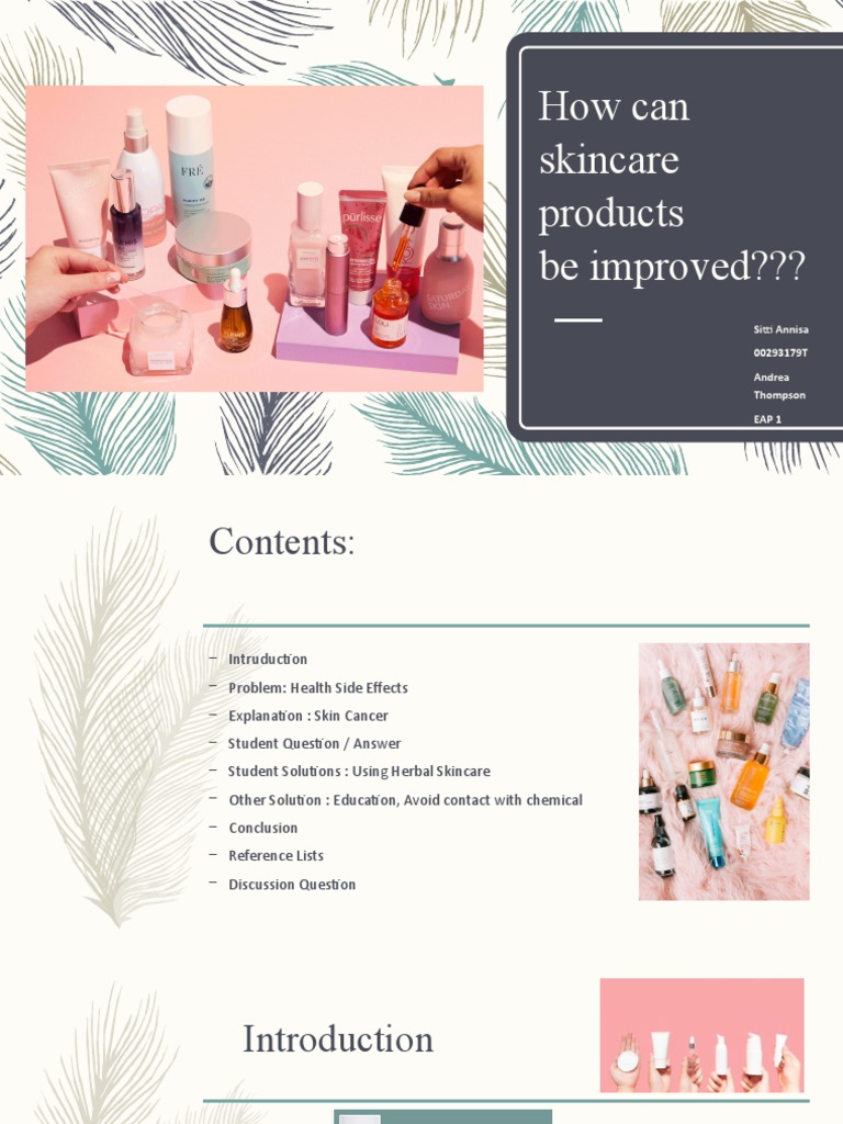 How Can Skincare Products-2 (1) Resize | PDF | Cosmetics | Mercury ...