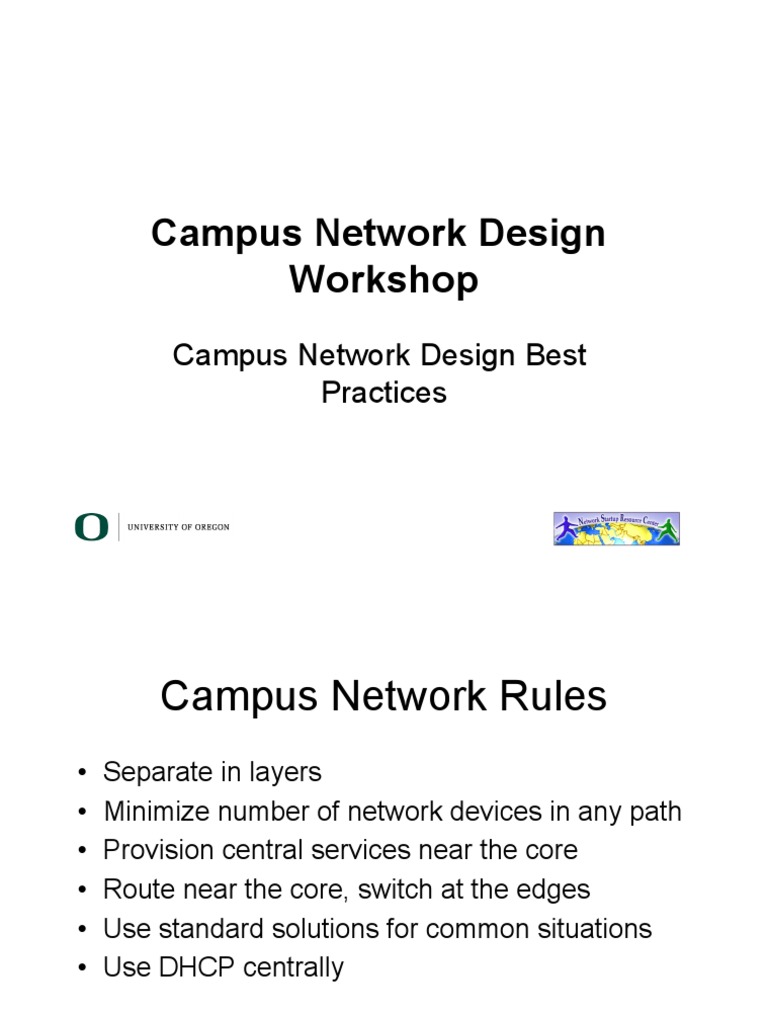 01 Campus Network-Design | PDF | Computer Network | Ip Address
