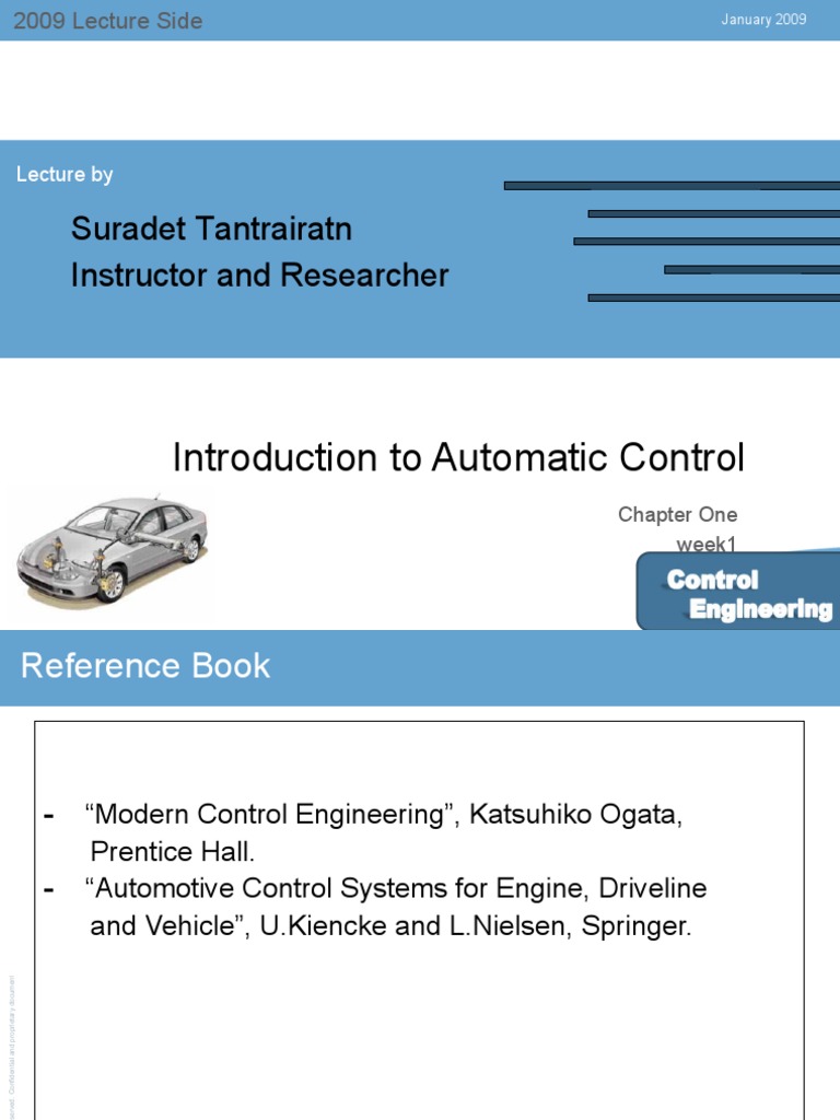 Introduction Control System ChapterOne | PDF | Control Theory | Control ...
