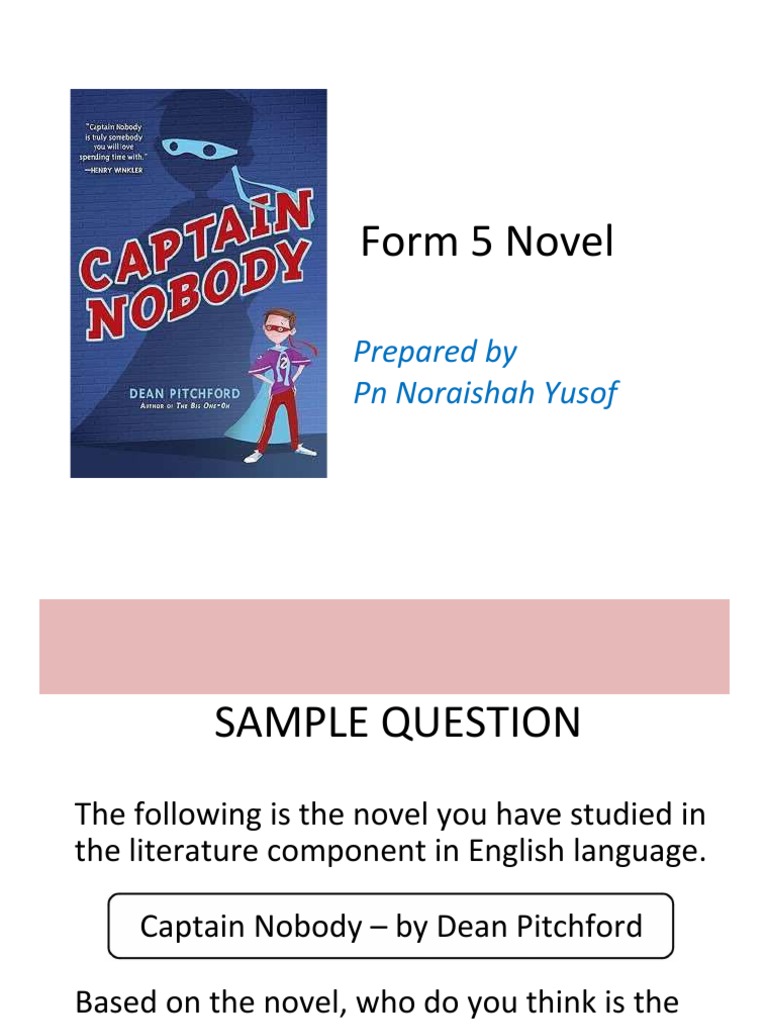 Captain Nobody-Answering Techniques-Character | PDF