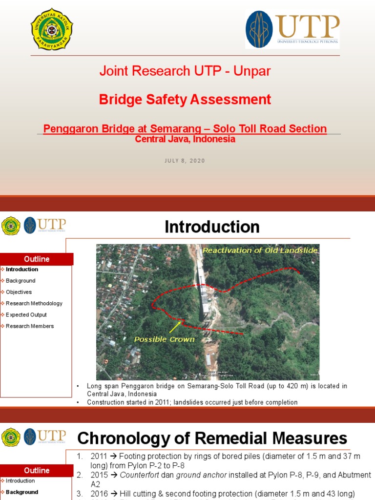 Penggaron Bridge Safety Assessment Report | PDF | Landslide | Science