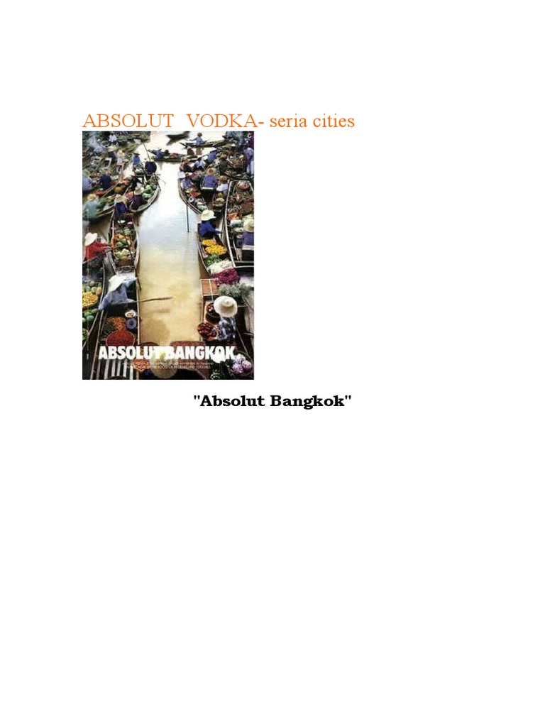 Absolut Vodka | PDF