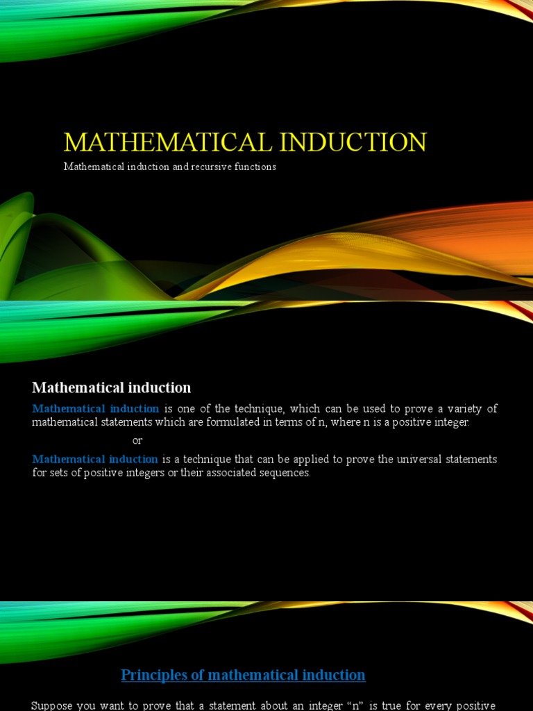 Mathematical Induction and Recursive Functions | PDF | Elementary Mathematics | Applied Mathematics