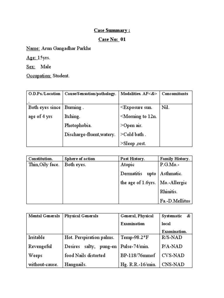 Conjunctivitis Case | PDF | Immune System Disorders | Rtt
