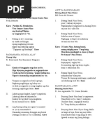 Tuhog Na Bulaklak Lyrics | PDF