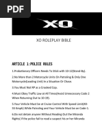 LSPD SOP Nex-Gen Roleplay | PDF | Bail | Arrest