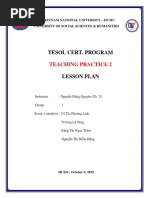 CELTA Lesson Plan | PDF | Fluency | Lesson Plan