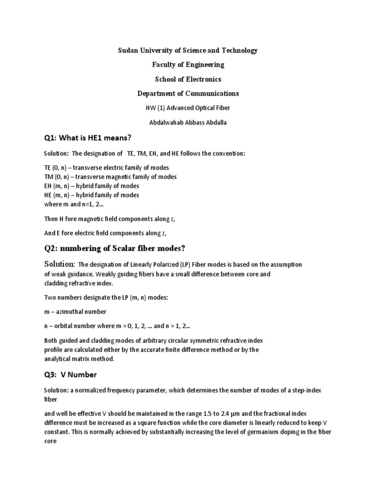 Q1: What Is HE1 Means? | PDF