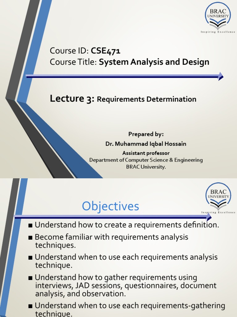 Course ID: CSE471 Course Title: System Analysis and Design ...