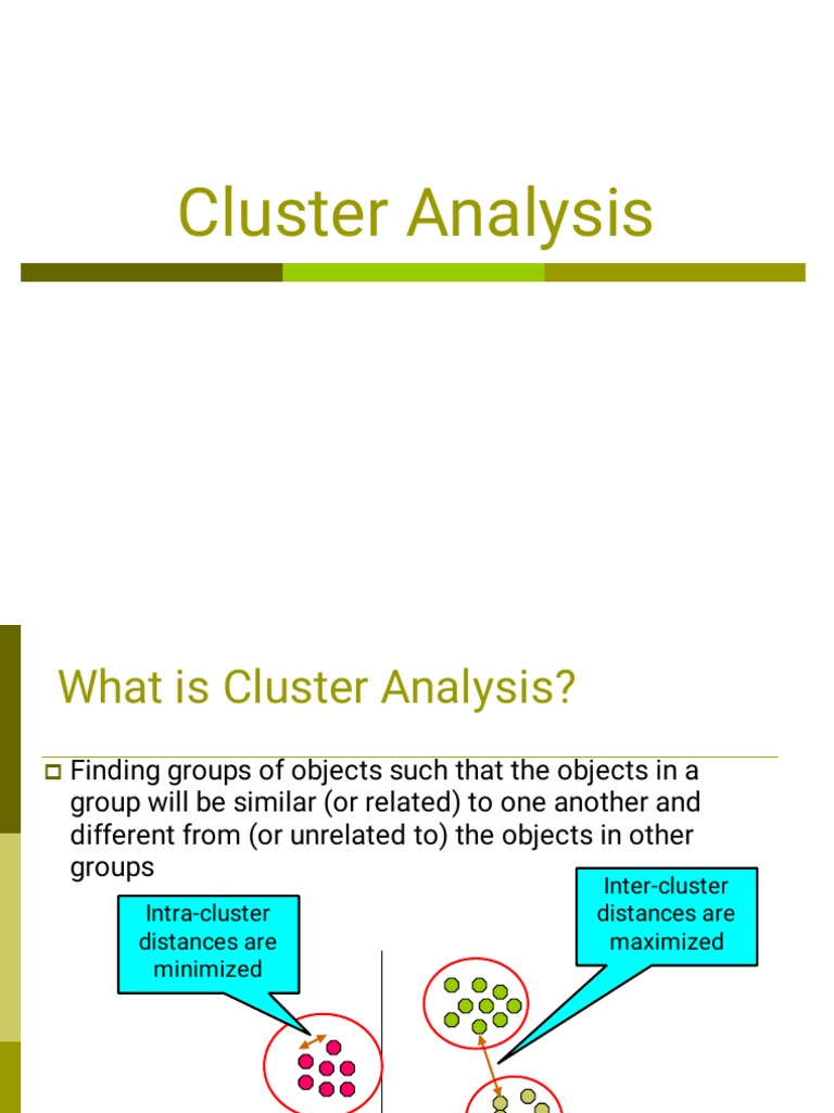 Cluster Analysis | PDF | Cluster Analysis | Statistical Classification