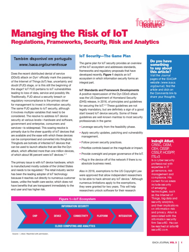 Managing The Risk of IoT - Joa - Eng - 0517 Hugo | PDF | Internet Of ...