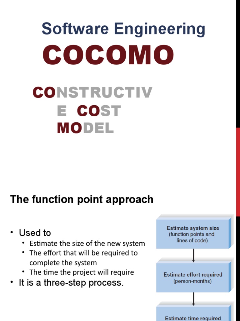 8.2 - SW Engineering - Effort Estimation - FP - COCOMO Model - New | PDF | Computing | Software ...