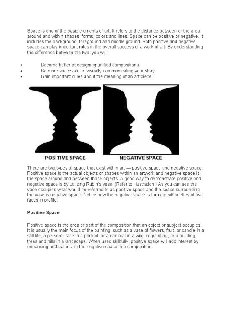 Understanding Space in Art: Exploring Positive and Negative Space ...
