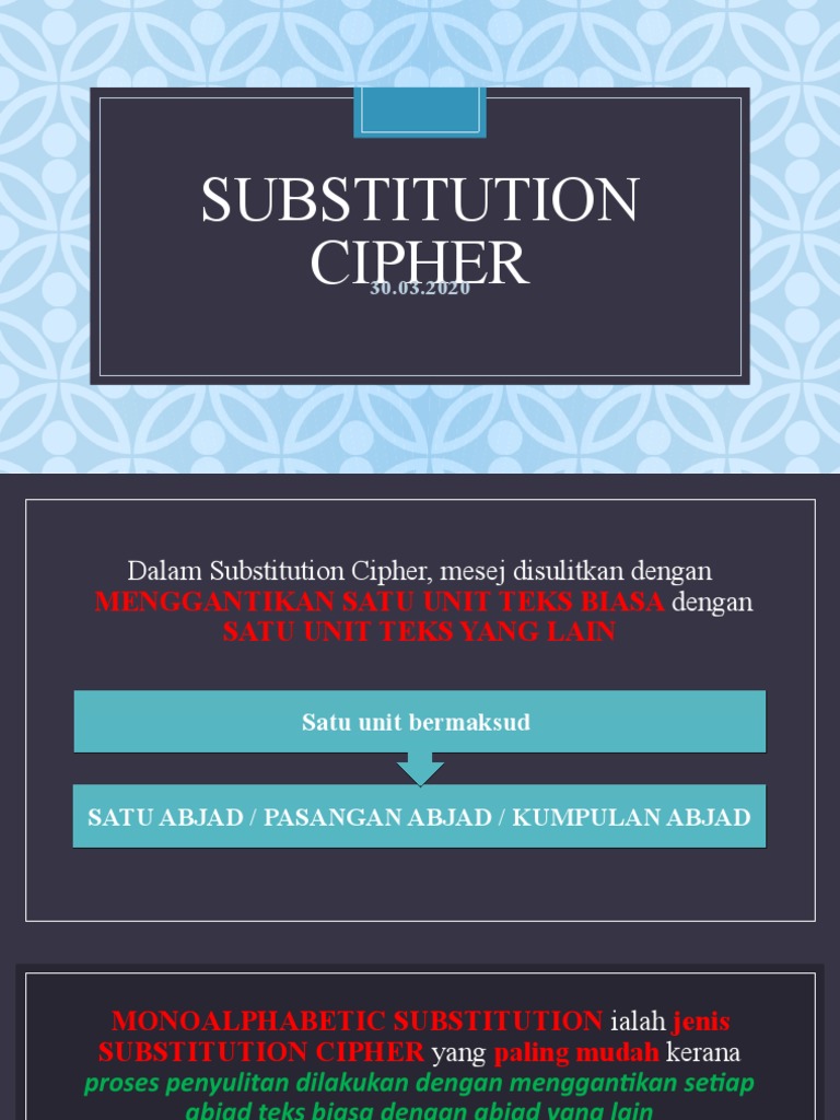 Nota Substitution Cipher | PDF
