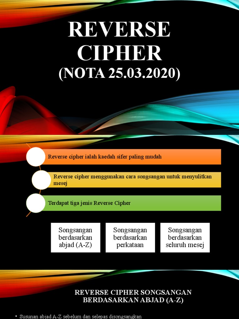 Nota Reverse Cipher | PDF