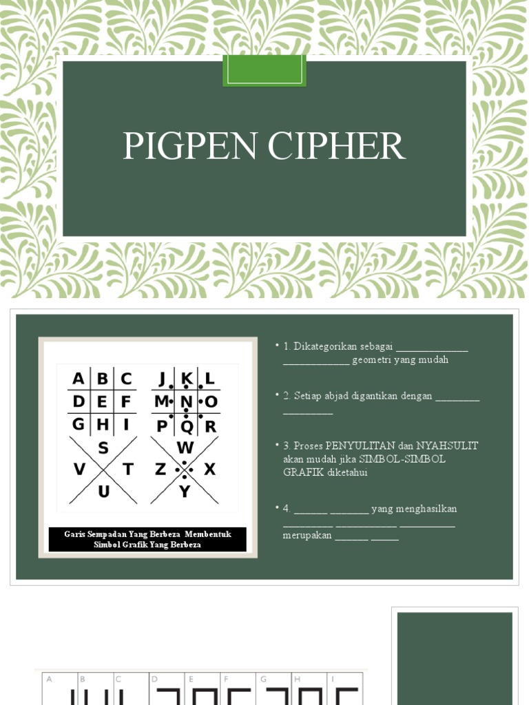 Pigpen Ciper | PDF