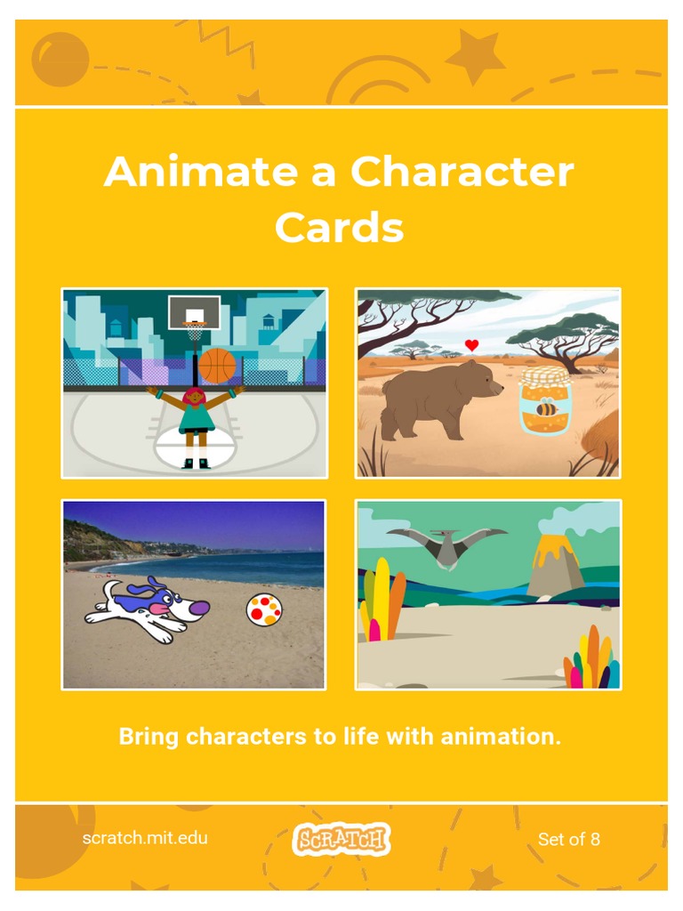 Animate A Character Cards: Bring Characters To Life With Animation ...