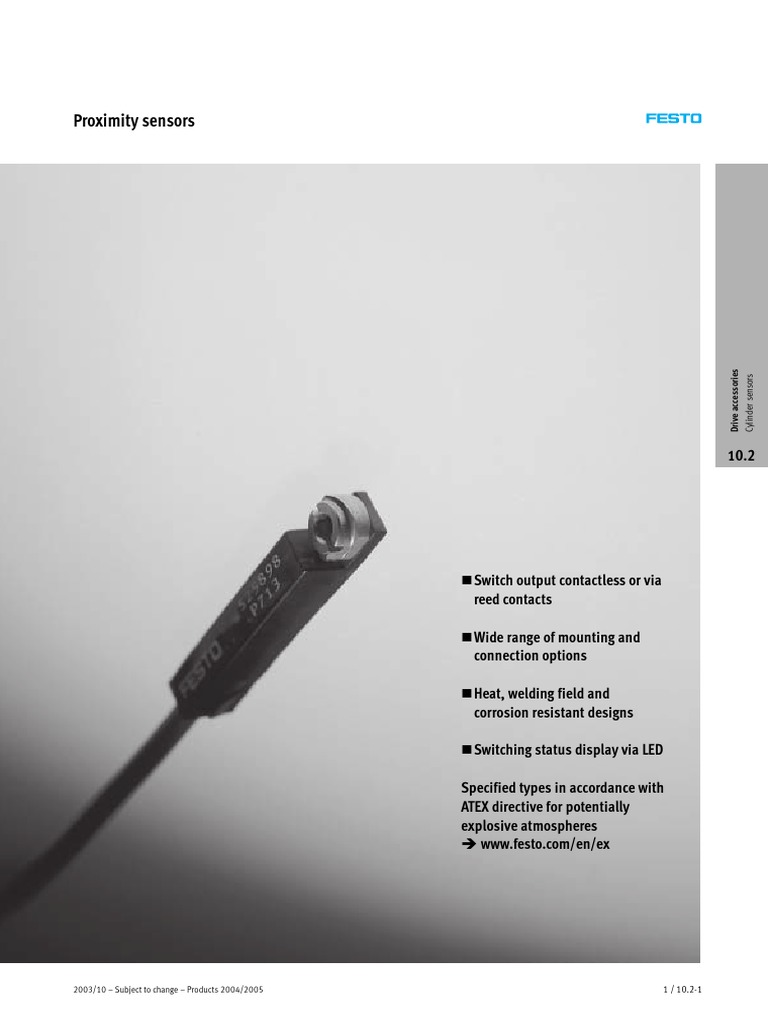 Festo Mag. Switch PDF | PDF | Switch | Relay