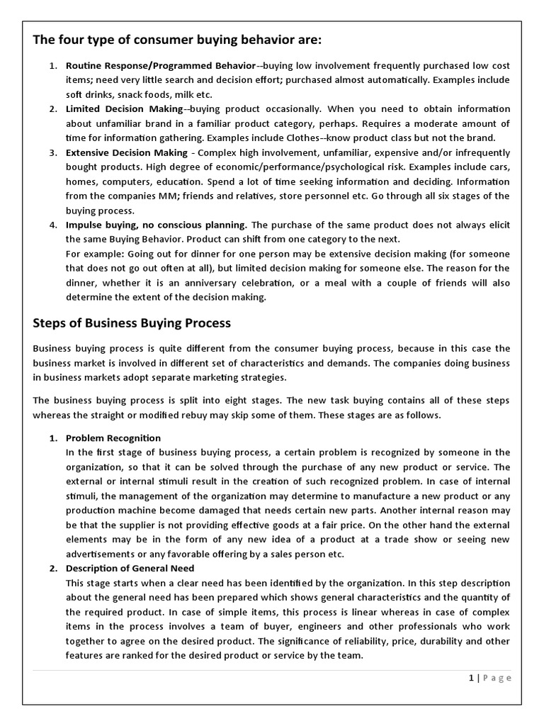 Consumer Buying Behavior Pdf Motivation Motivational