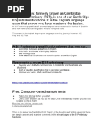 Cambridge A2 KEY Practice Tests | PDF