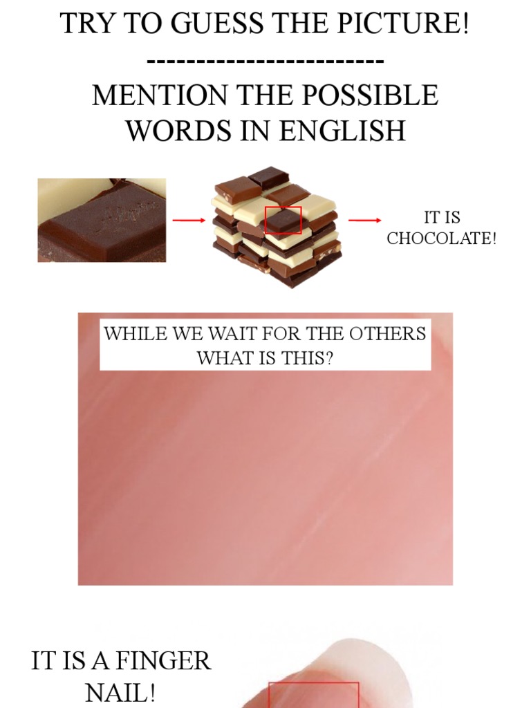 Guess The Picture | PDF