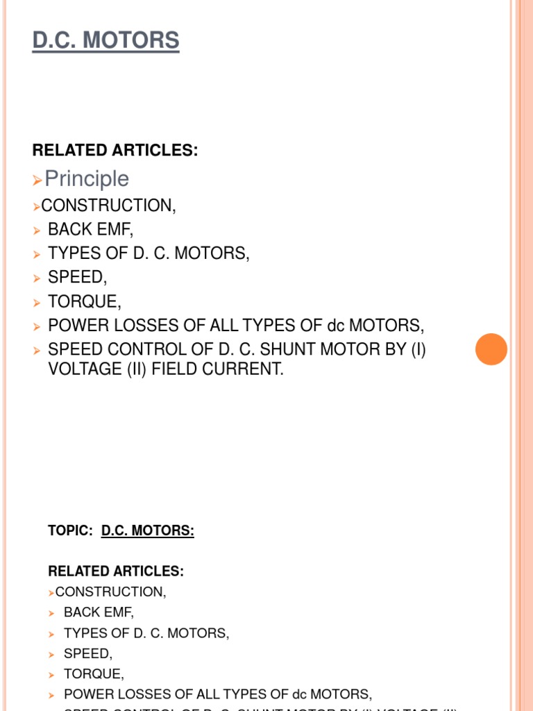 DC Motor Speed Control | PDF | Electric Motor | Electrical Components