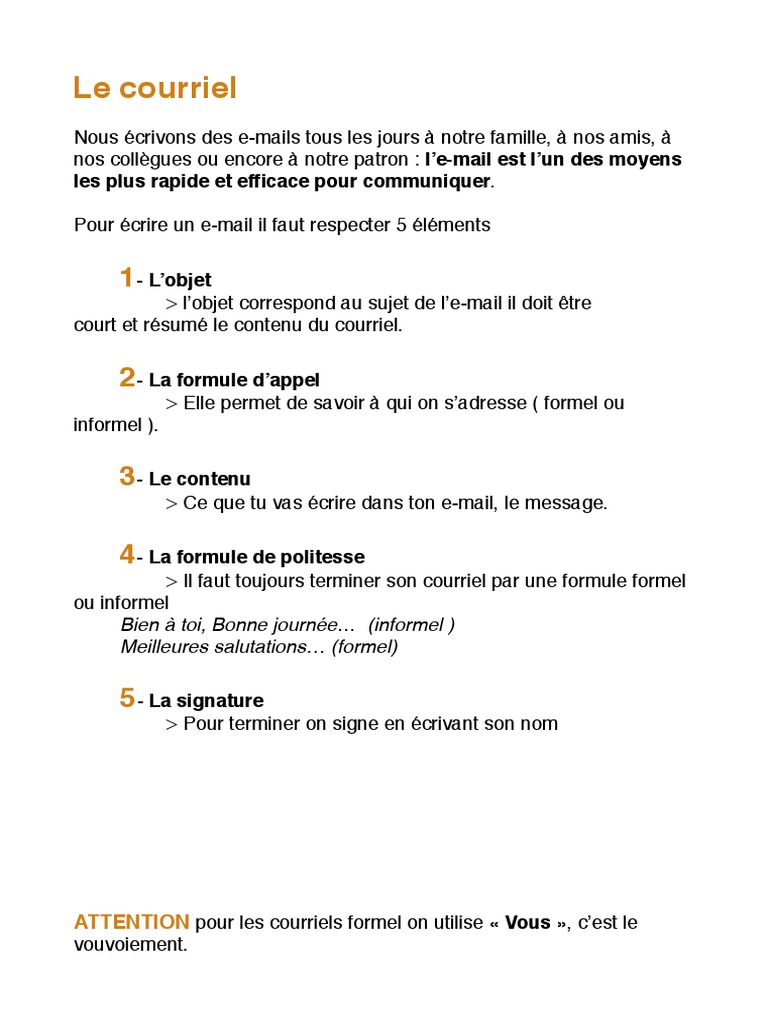 Rédiger des courriels efficaces | PDF | Arts du langage et discipline