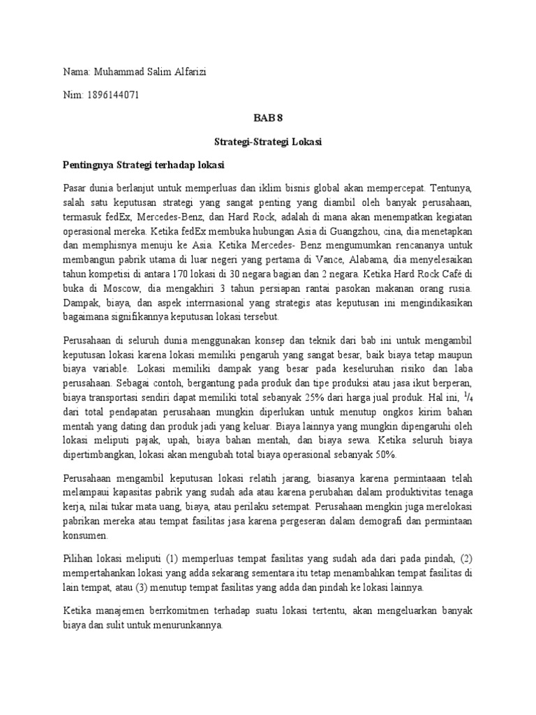 (MO) Muhammad Salim Alfarizi | PDF