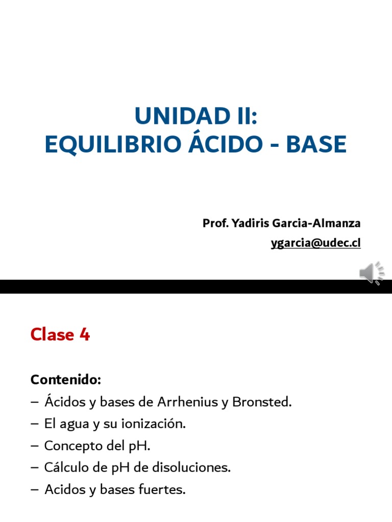 Resumen Ácido-Base 1 | PDF | Ácido | Ph