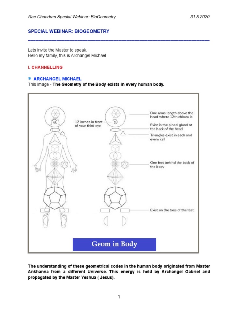 Special Webinar: Biogeometry | PDF | Anxiety | Anger