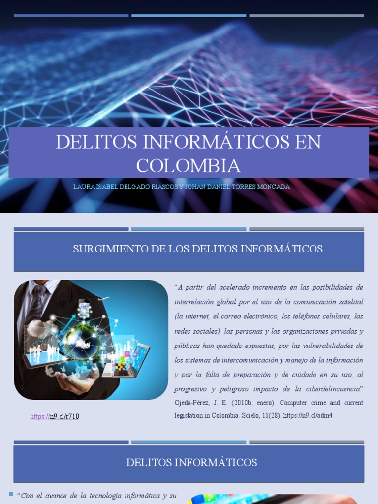 Delitos Informáticos en Colombia | Cibercrimen | Crímenes