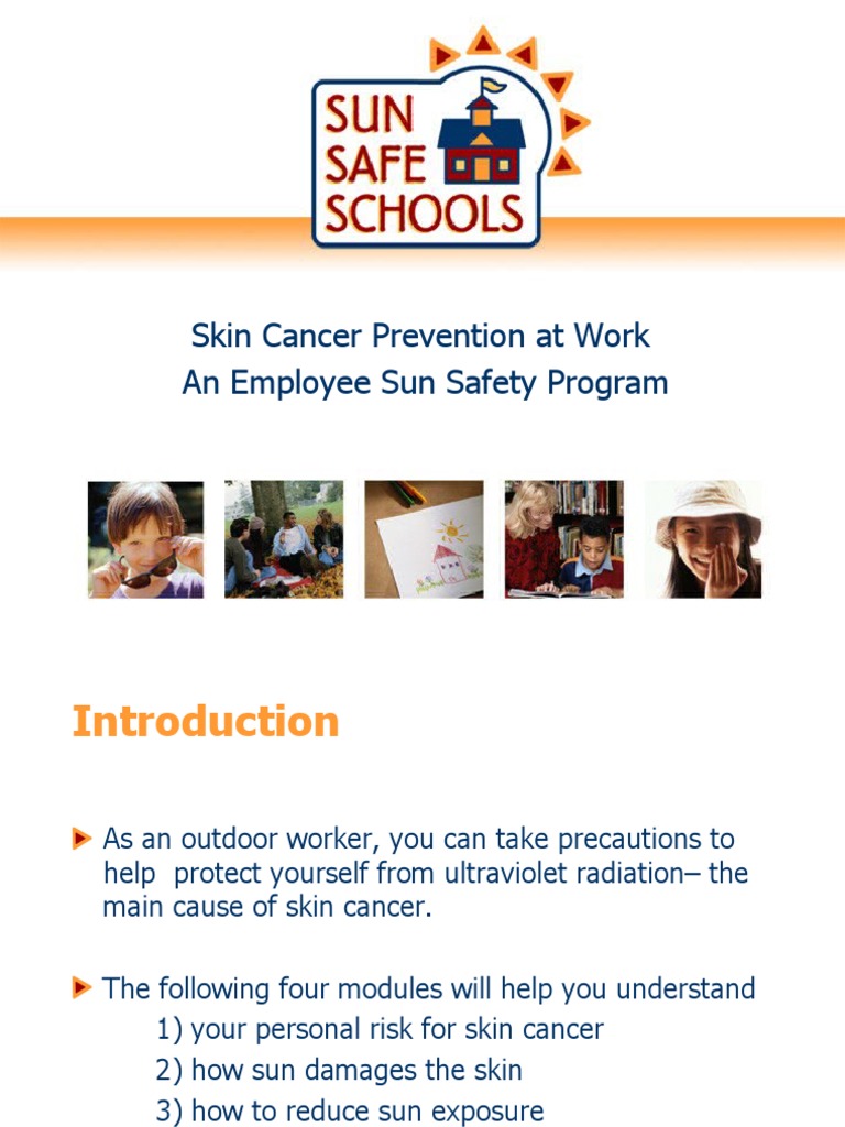 Skin Cancer Prevention at Work An Employee Sun Safety Program | PDF ...