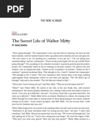 Walter Mitty's Daydream Adventures | PDF