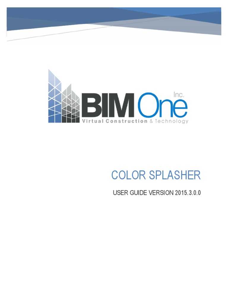 Color Splasher - User Guide | PDF | Conceptual Model | Building ...