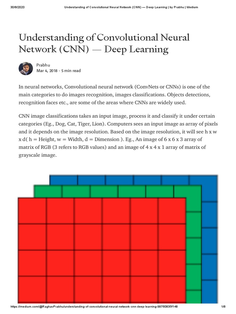 Understanding CNNs in Deep Learning | PDF | Deep Learning | Artificial ...
