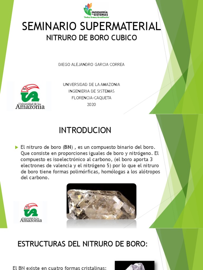 Nitruro de Boro Cubico PDF | PDF | Acero | Ciencia de los materiales
