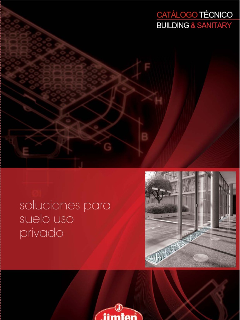 Catálogo de Sumideros y Canaletas Jimten | PDF | Ducha | Materiales de ...